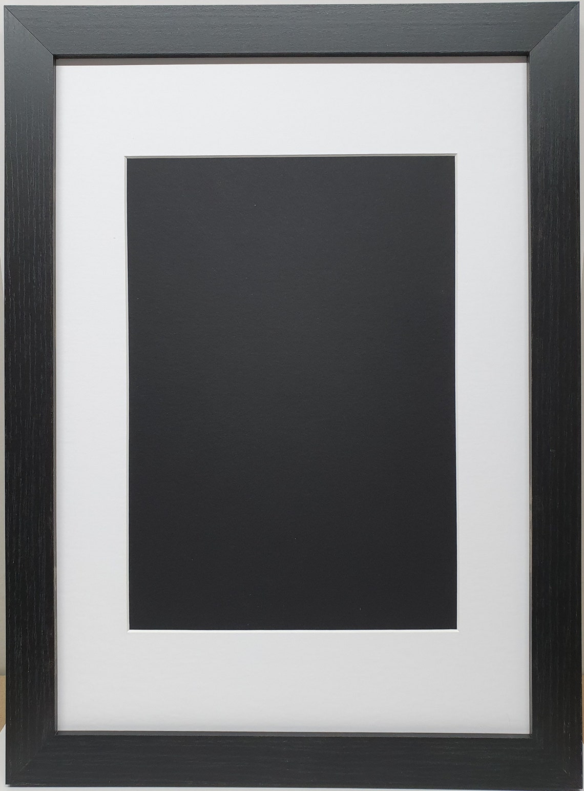 Black Frame With White Mount Black Mount Bevel Cut Mount White - Etsy UK