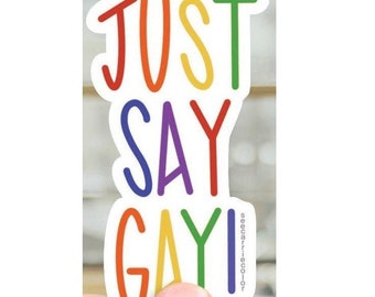 Just Say No Sticker - Etsy
