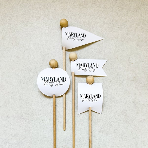 Logo Cupcake Toppers - Etsy