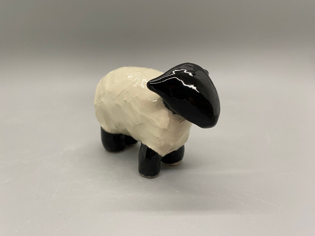 Hand-sculpted Ceramic Sheep//easter Gift//springtime Decor - Etsy