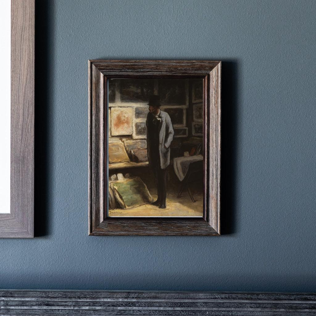 The Print Collector Painting | Honoré Victorin Daumier | Vintage ...