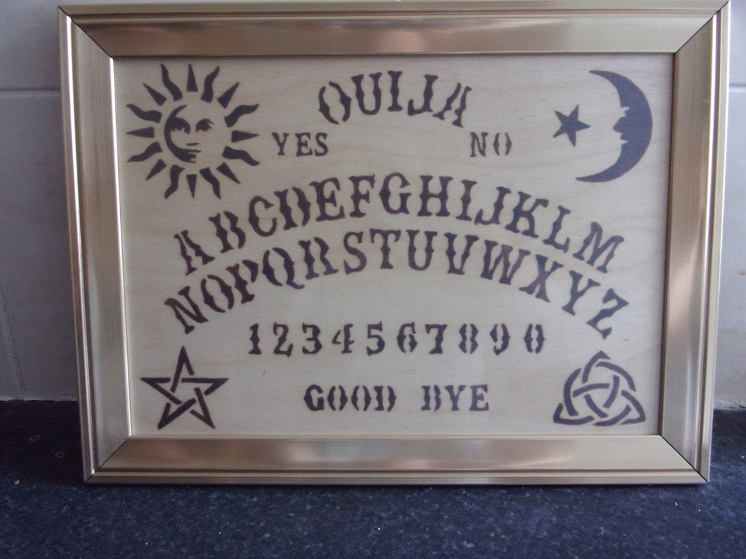 A4 Ouija Board/pyrography Art/ Wall Art - Etsy