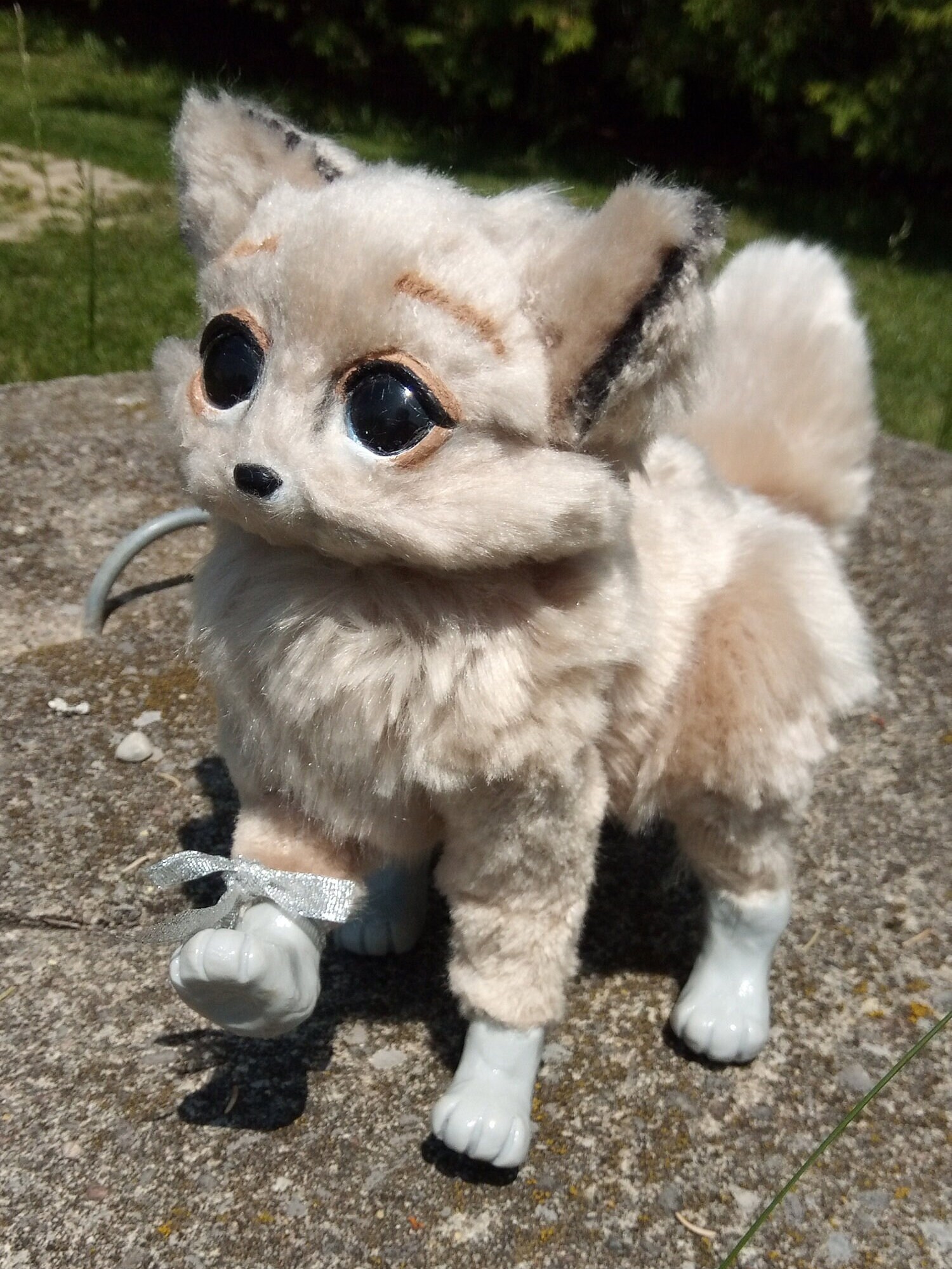 Arctic Silver Fox Posable Art Doll Stuffed Animal Fox - Etsy