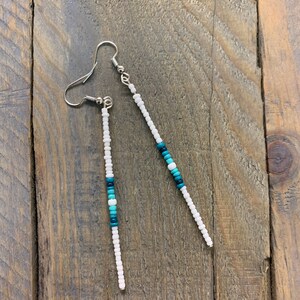 Long Straight Dangle Earrings - Etsy