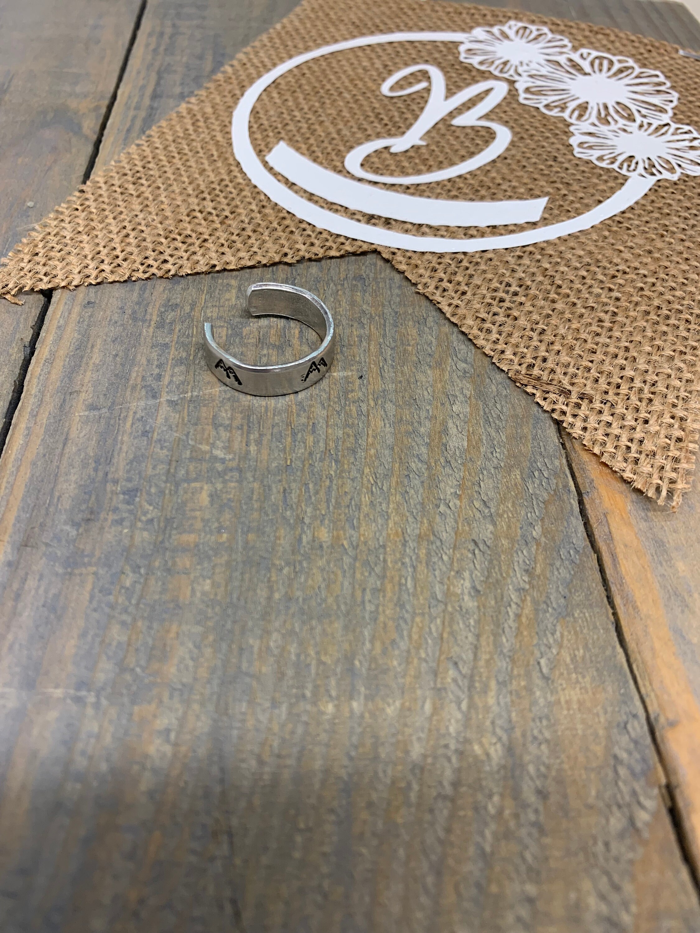 Stamped Rings | Etsy