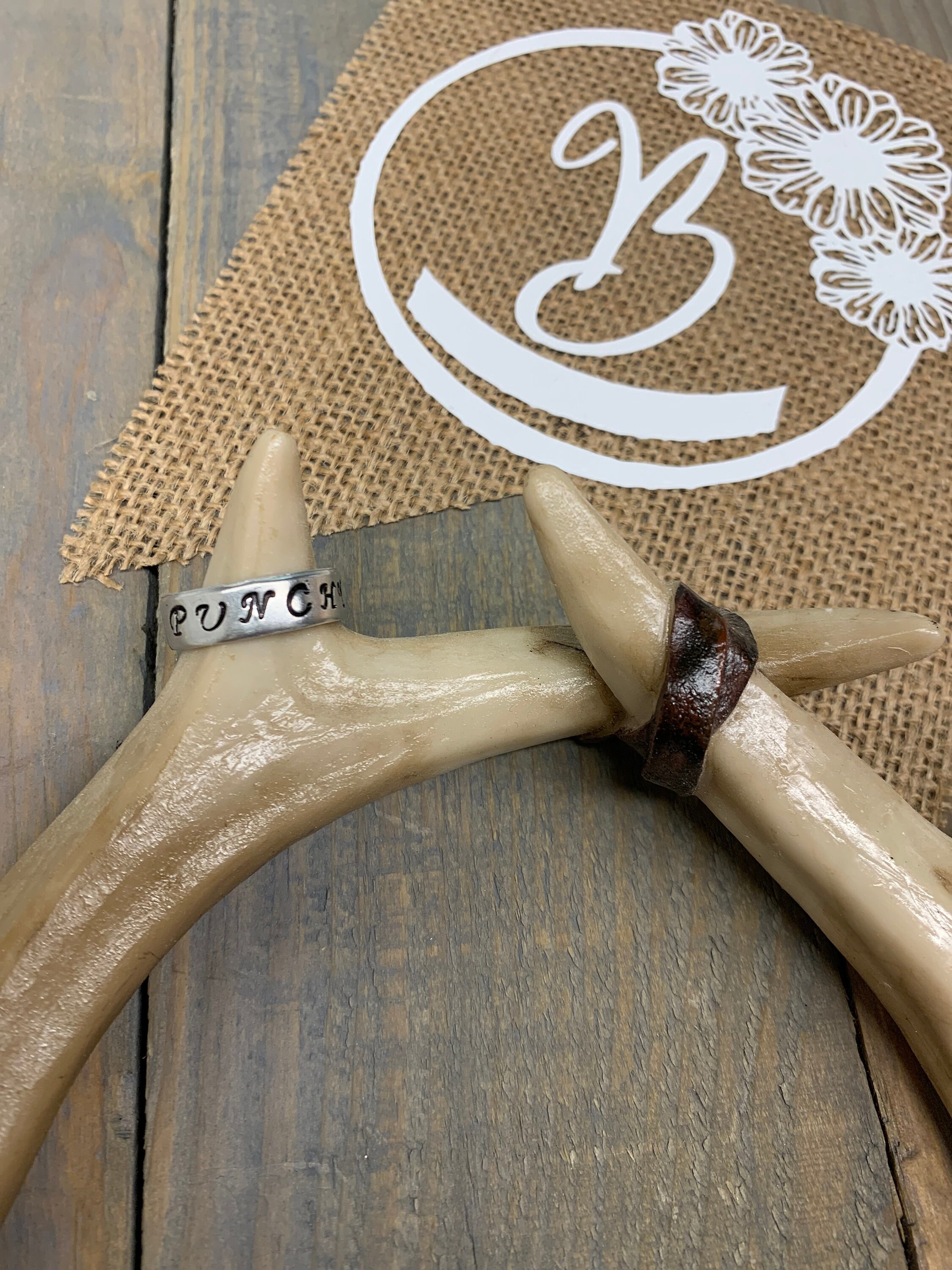 Stamped Rings - Etsy