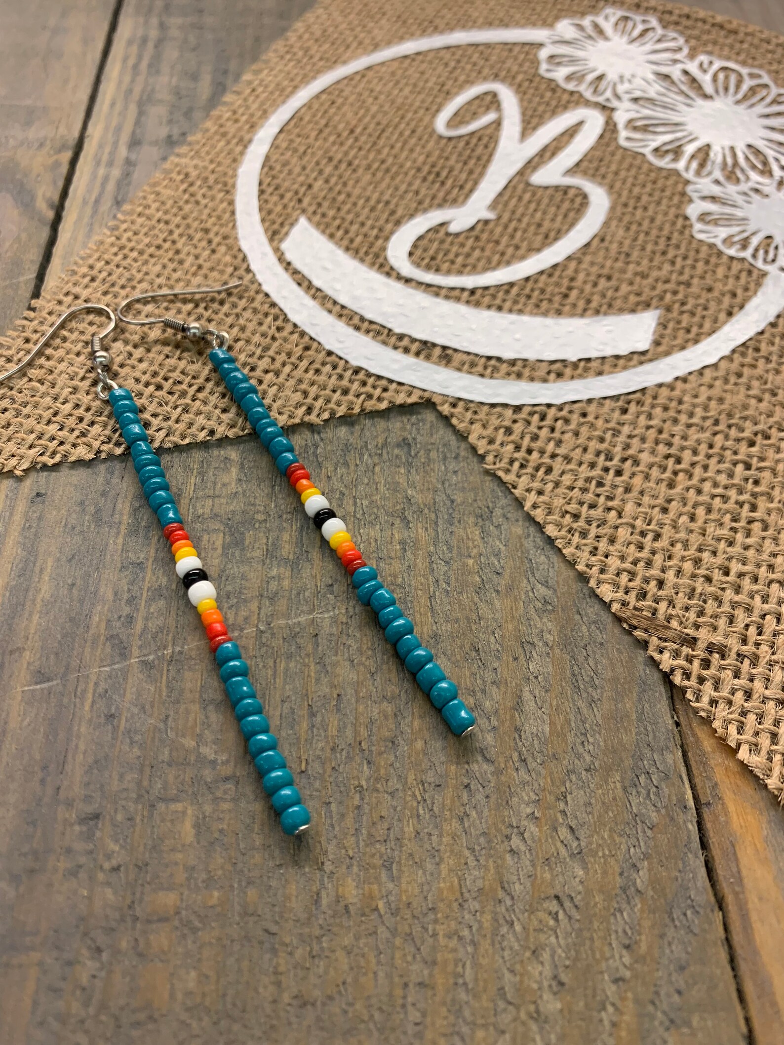 Long Straight Dangle Earrings - Etsy