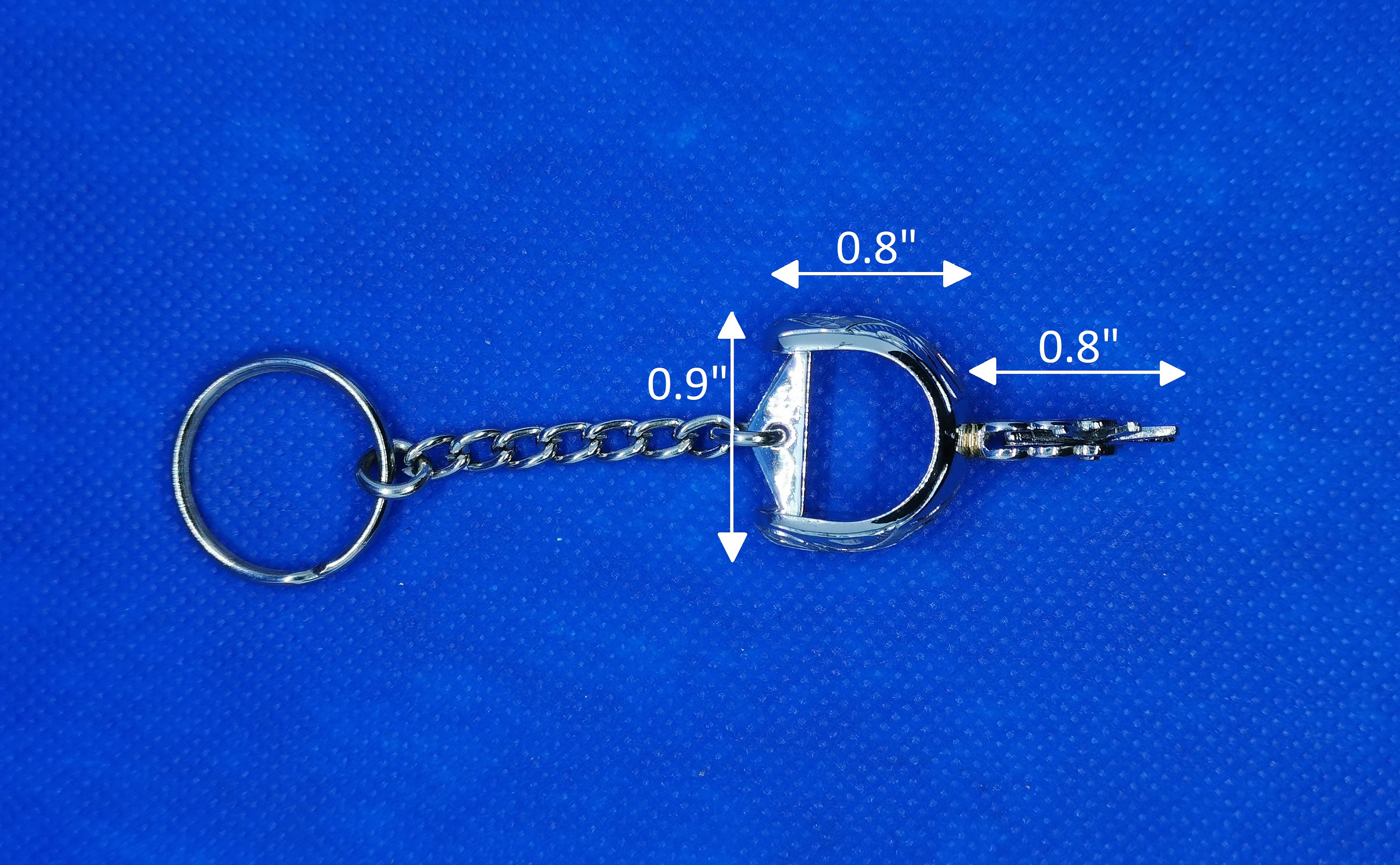 Stainless Steel Spur Keychain - Etsy