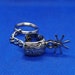 Stainless Steel Spur Keychain - Etsy