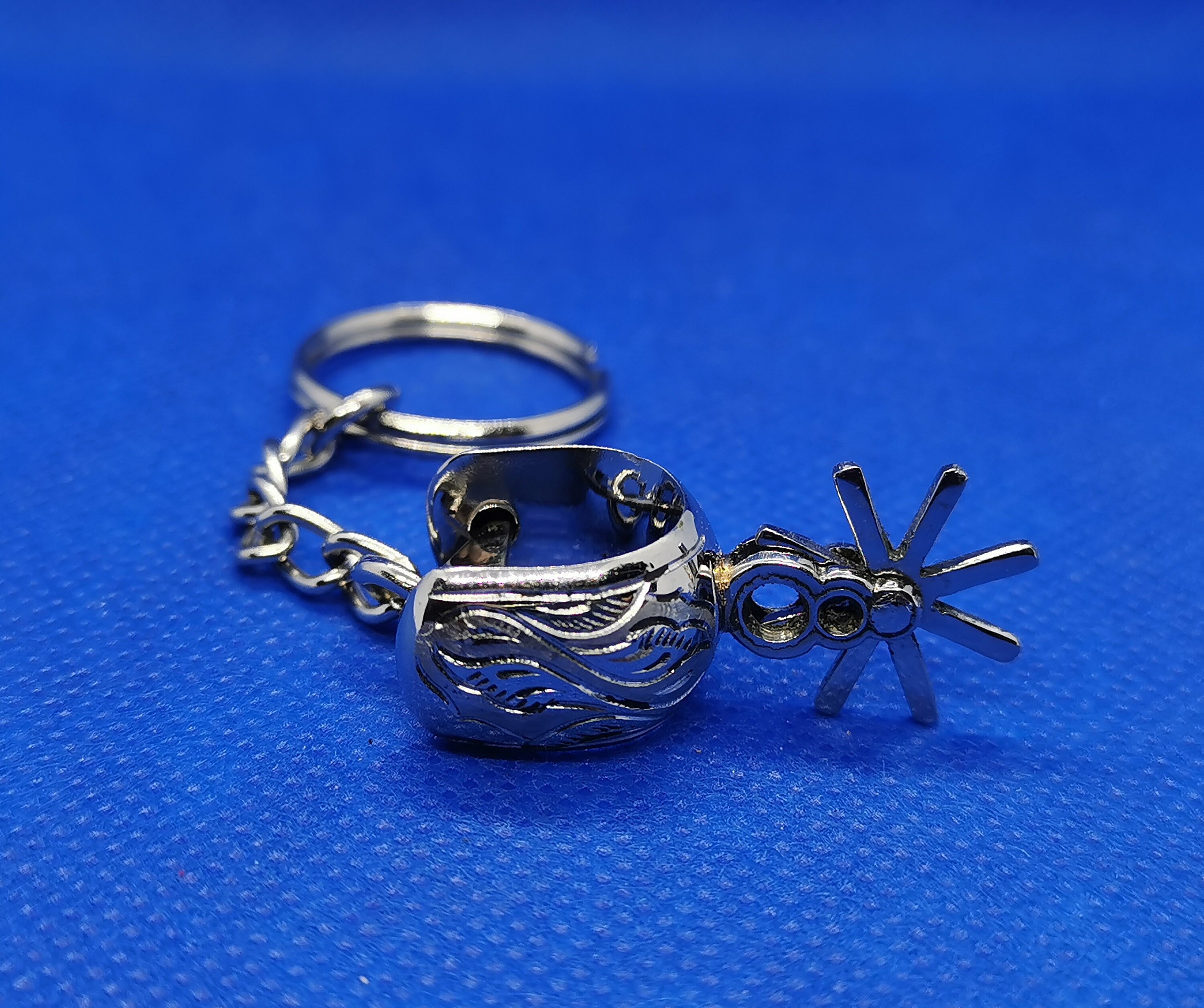 Stainless Steel Spur Keychain - Etsy