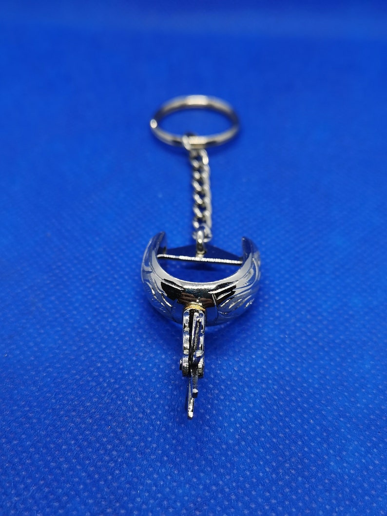 Stainless Steel Spur Keychain - Etsy