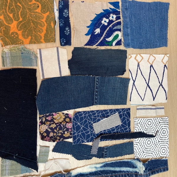 Boro Fabric - Etsy UK