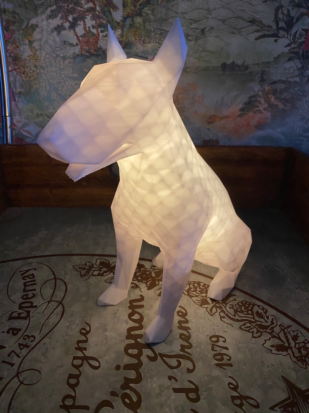 Light up Bull Terrier - Etsy