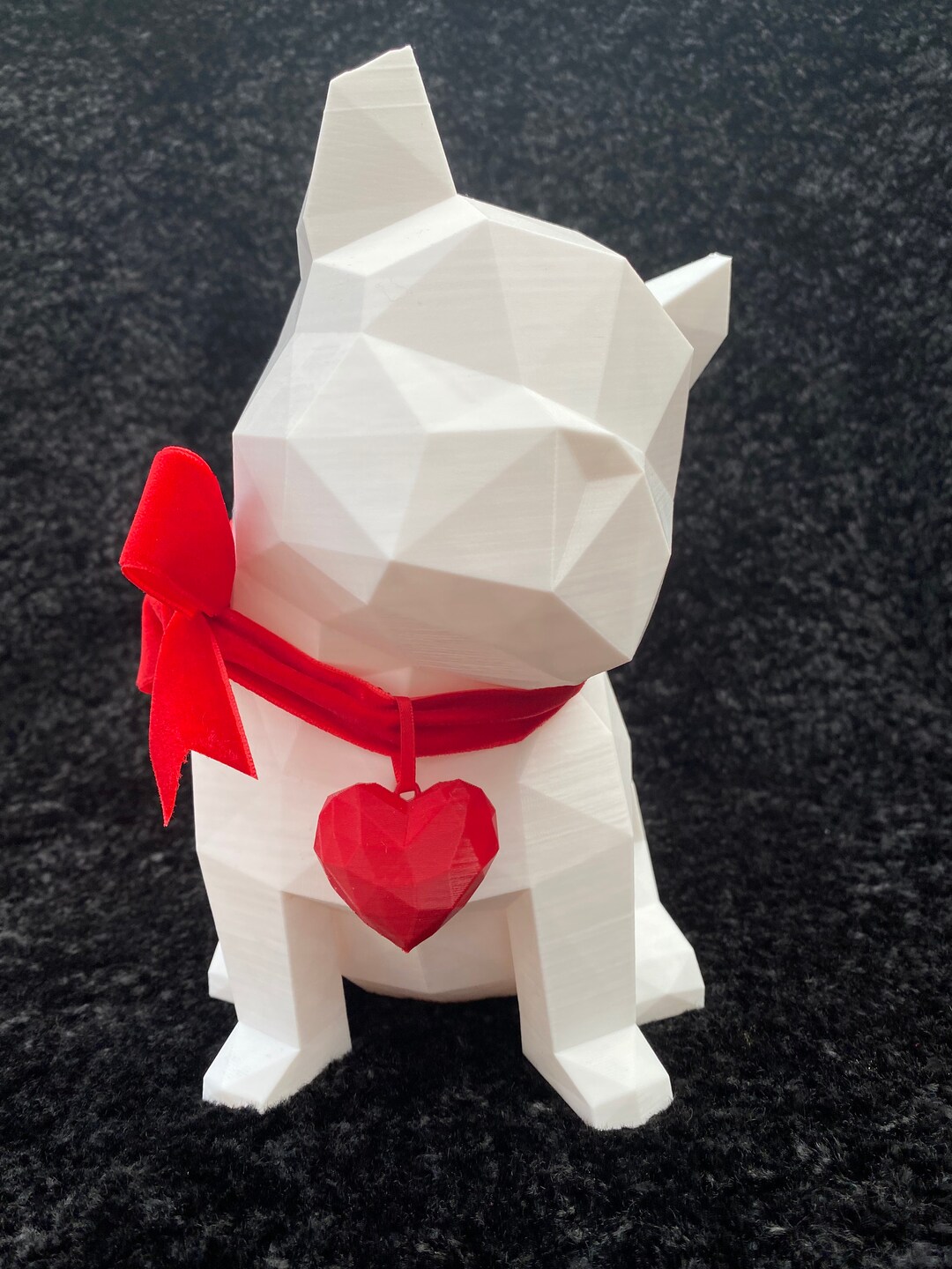 Light up French Bulldog: 3D Printed Valentine's Decor - Etsy