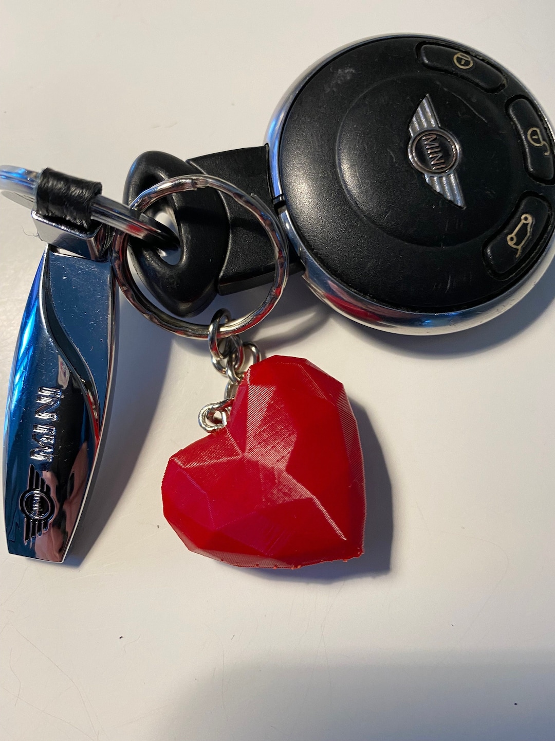 Key to My Heart 3D Printed Keyring - Etsy