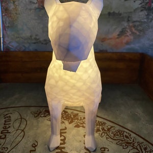 Light up Bull Terrier - Etsy