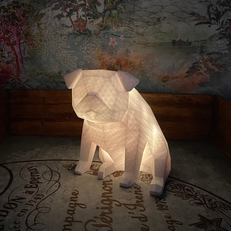 Light up Pug - Etsy
