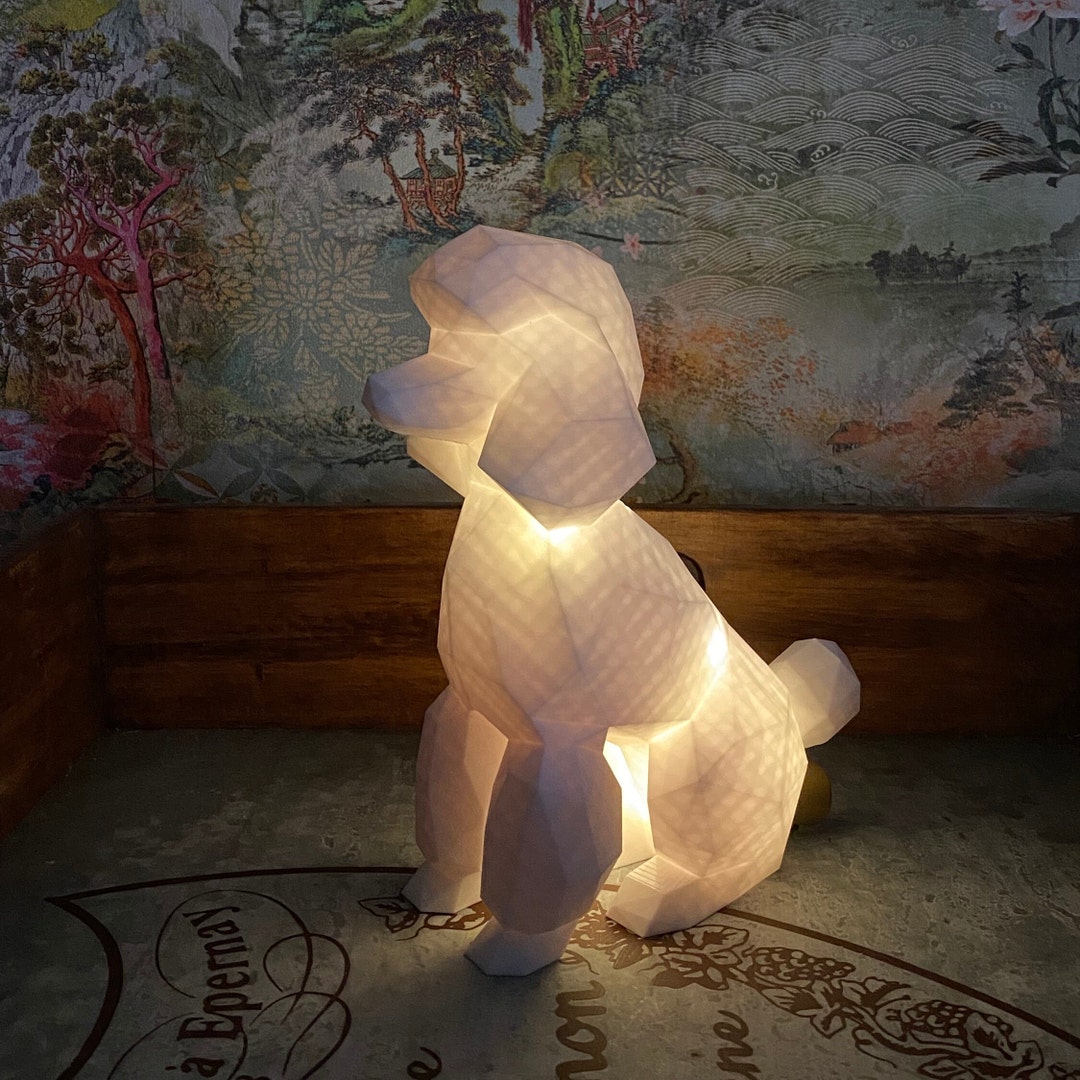 Light up Poodle - Etsy
