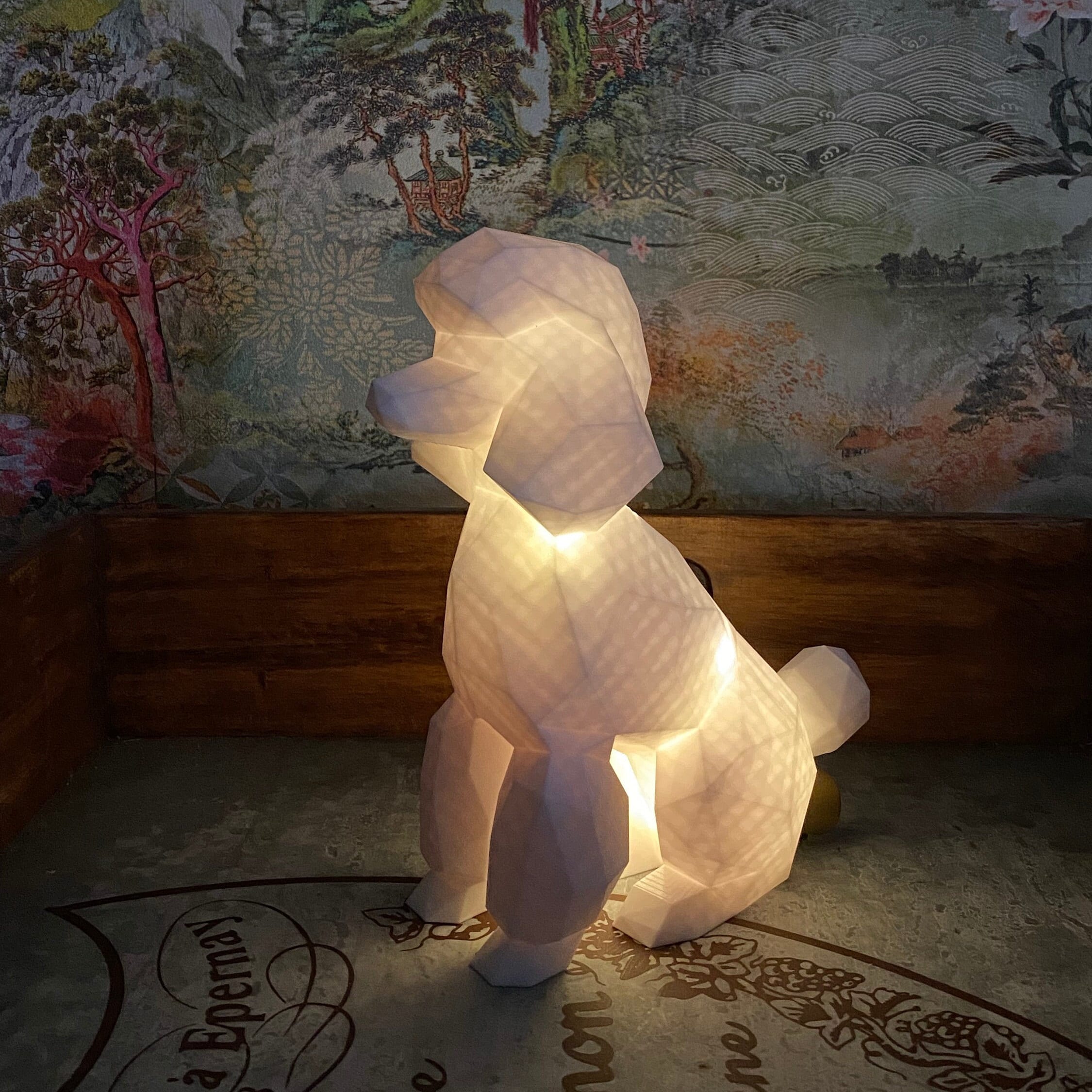Light up Poodle - Etsy