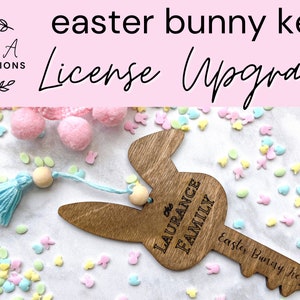 DIGITAL FILE Magic Easter Bunny Key SVG Laser Cutter File Designed for ...