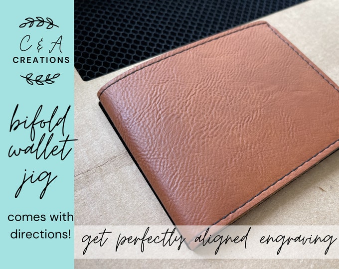 Wallet Jig Bifold and Trifold Laser File - Etsy