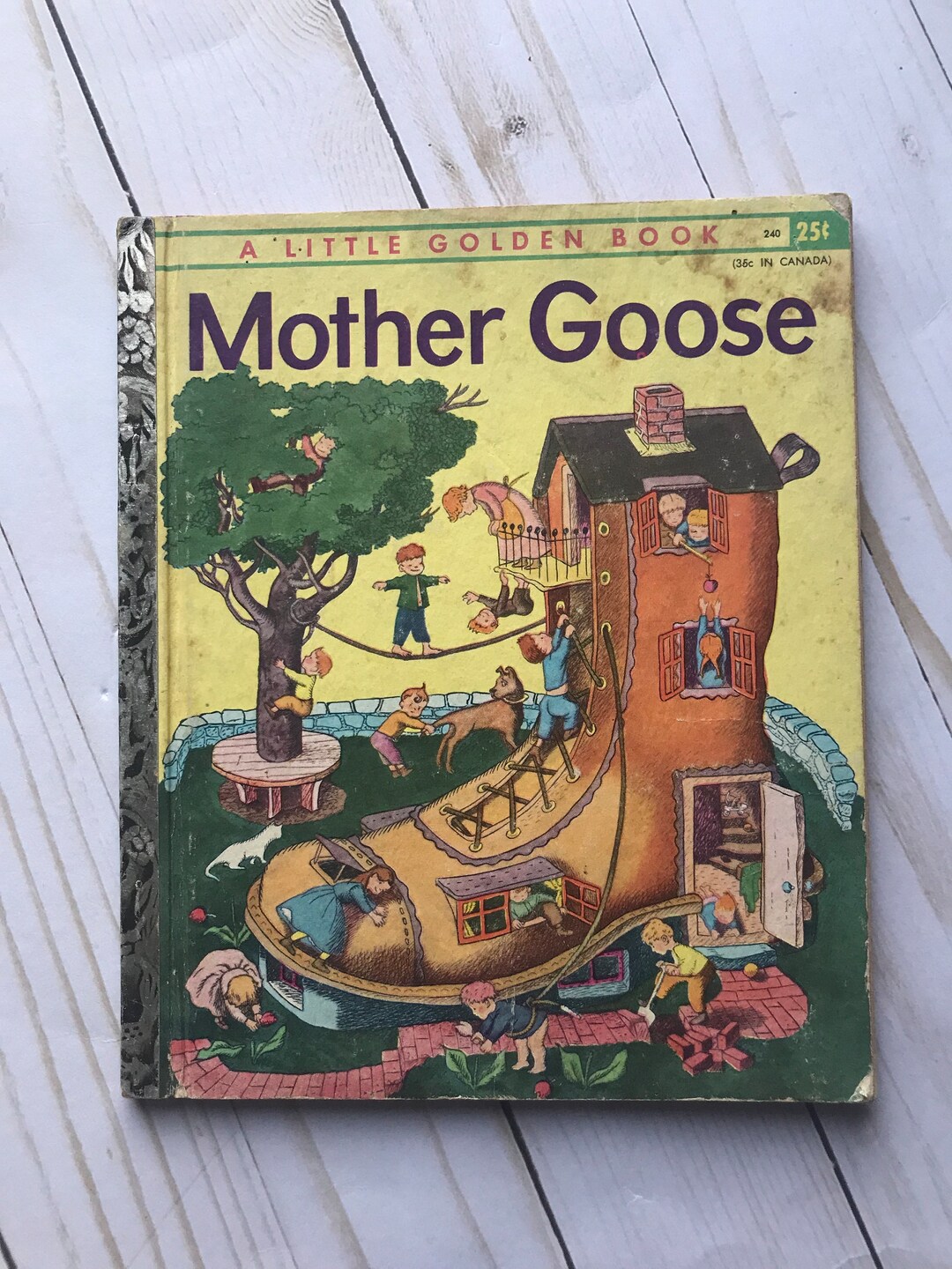 Little Golden Book, Mother Goose , Vintage Little Golden Children's ...