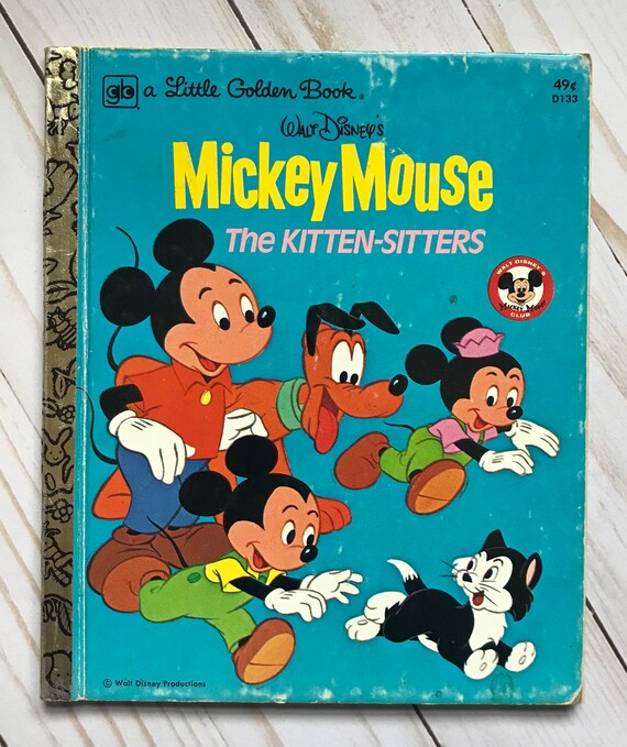Disney Little Golden Book Walt Disney's Mickey Mouse the - Etsy