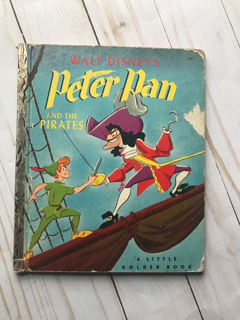 Little Golden Book, Peter Pan and the Pirates Vintage Little Golden ...