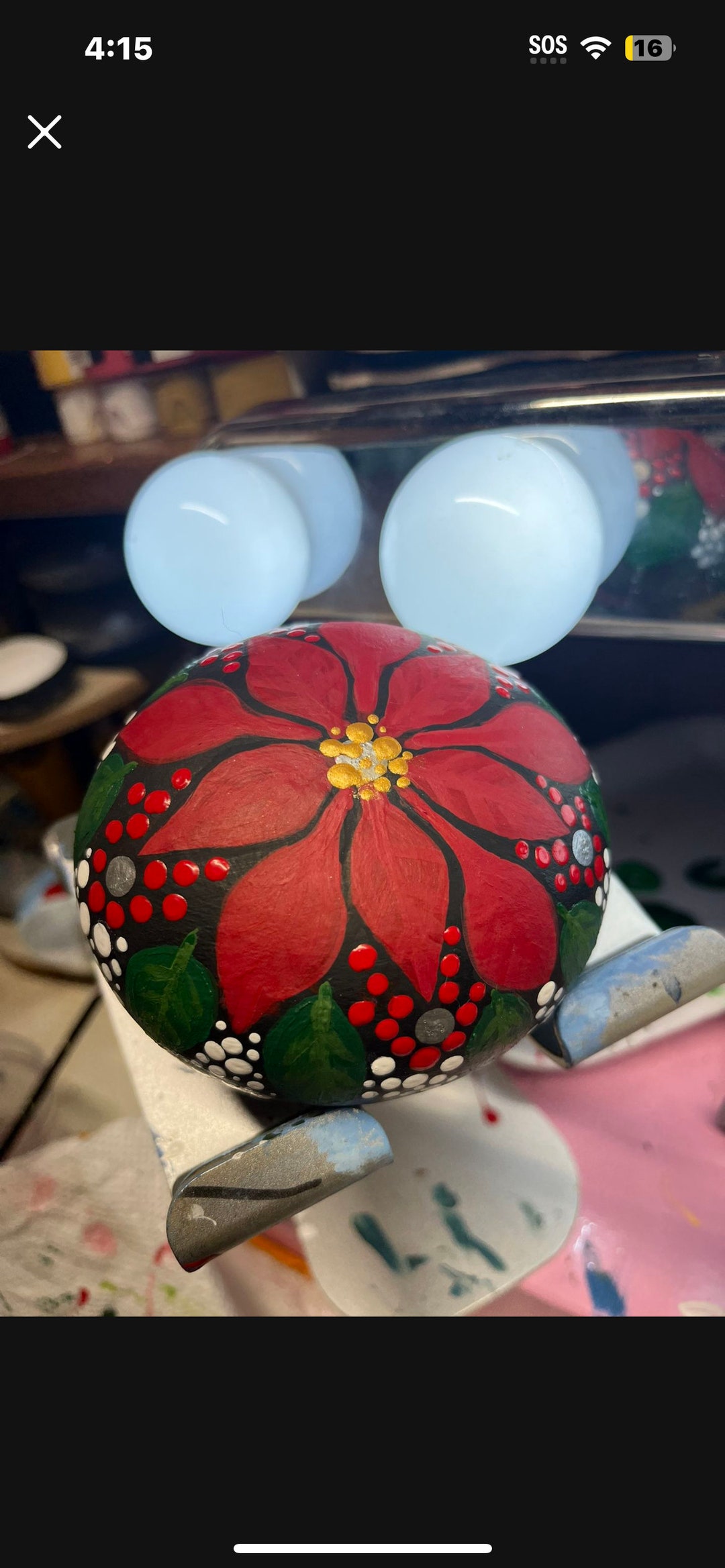 Beautiful Hand Painted Christmas Rocks - Etsy