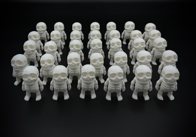 Tiny Skeleton 3d Printed Articulated Skeleton Sensory/stress/fidget ...