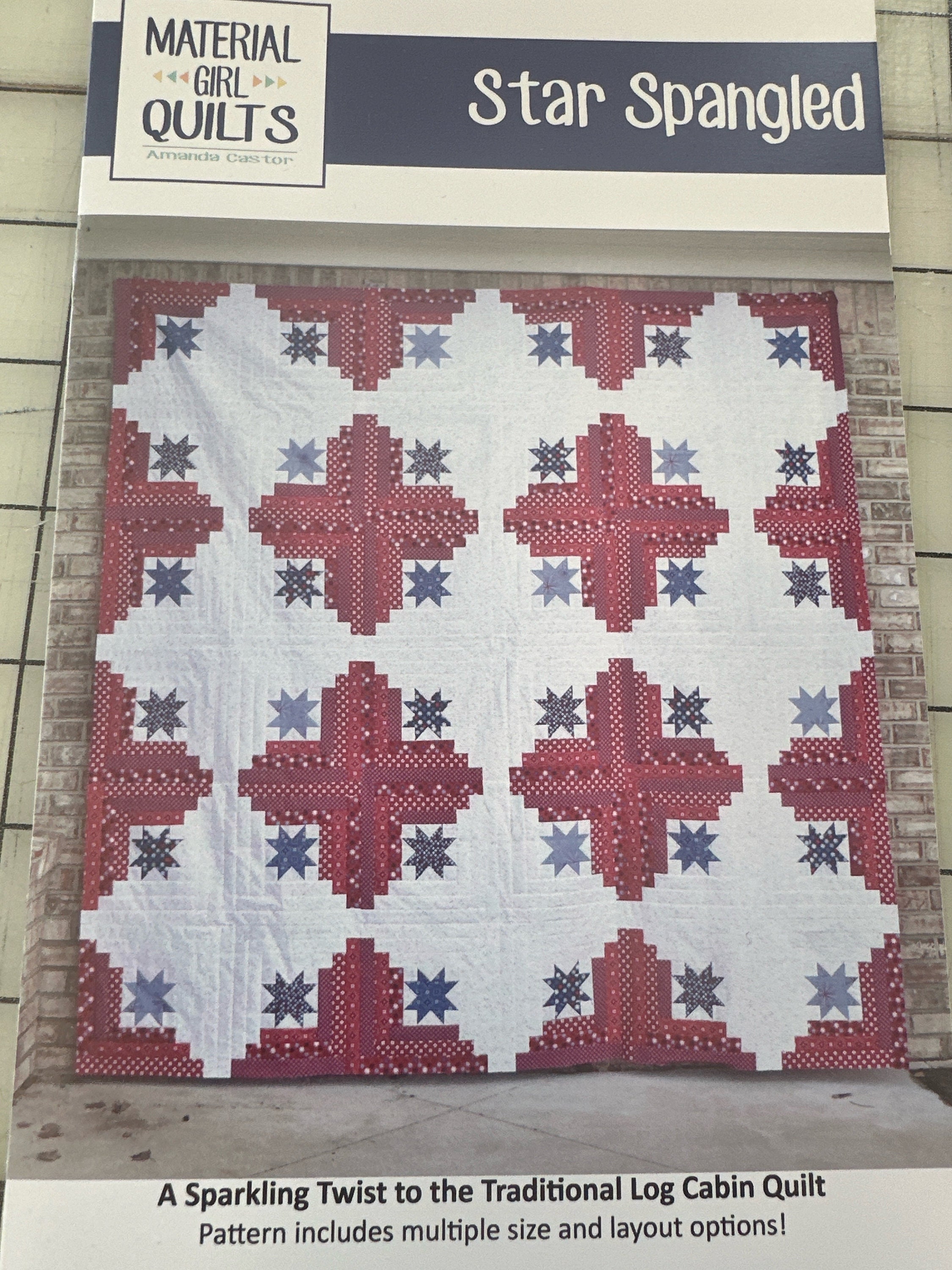 Material Girls Quilt Pattern and Twin Sized Kit All With Premium ...