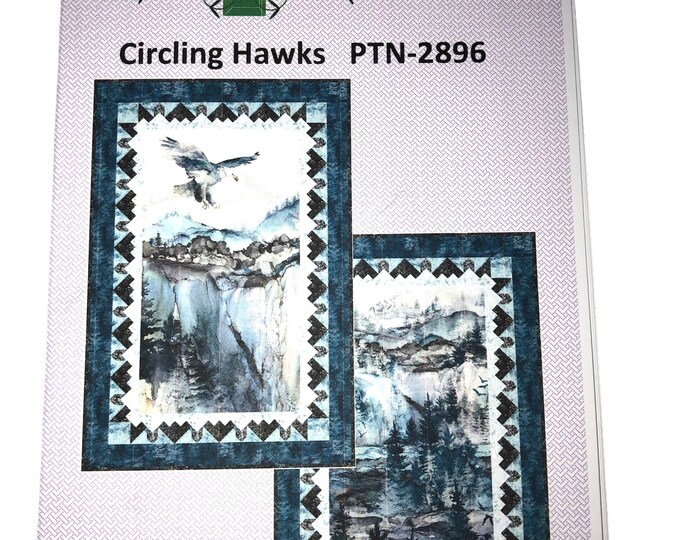 Circling Hawks Pattern and Complete Quilt Top With Binding Northcott ...