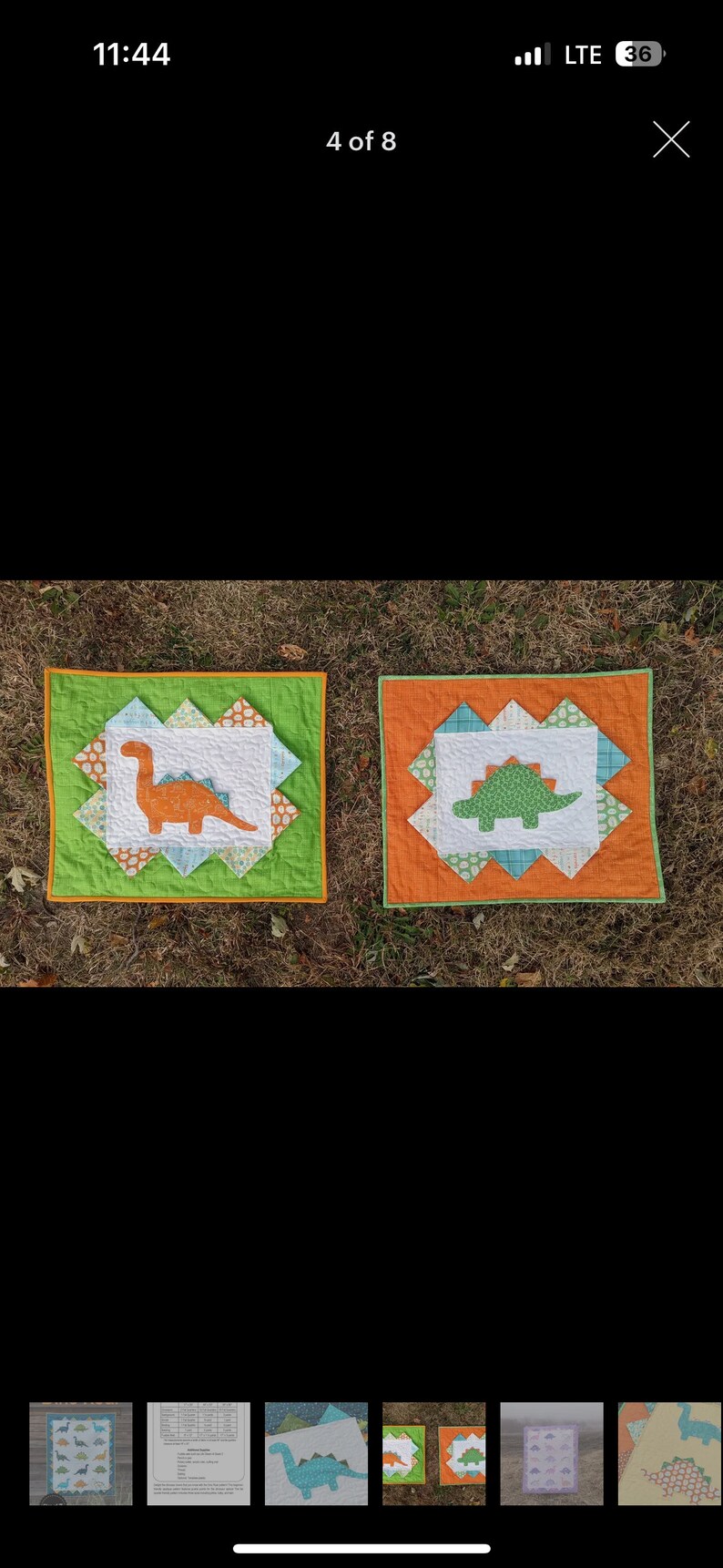 Slice of Pi Dino Roar Applique Quilt Pattern Multiple Sizes Best Seller ...
