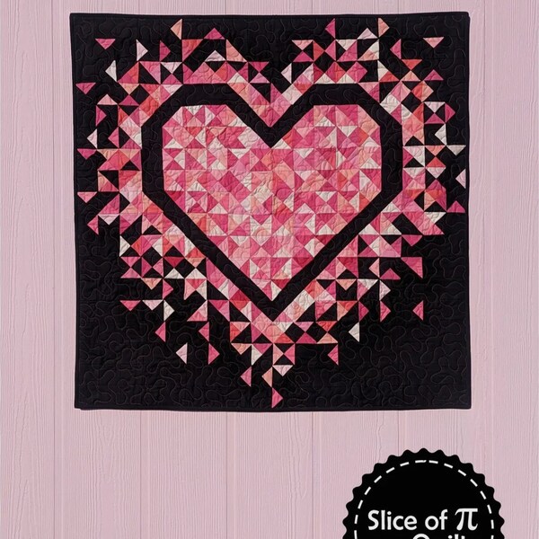 Exploding Heart Quilt Pattern - Etsy