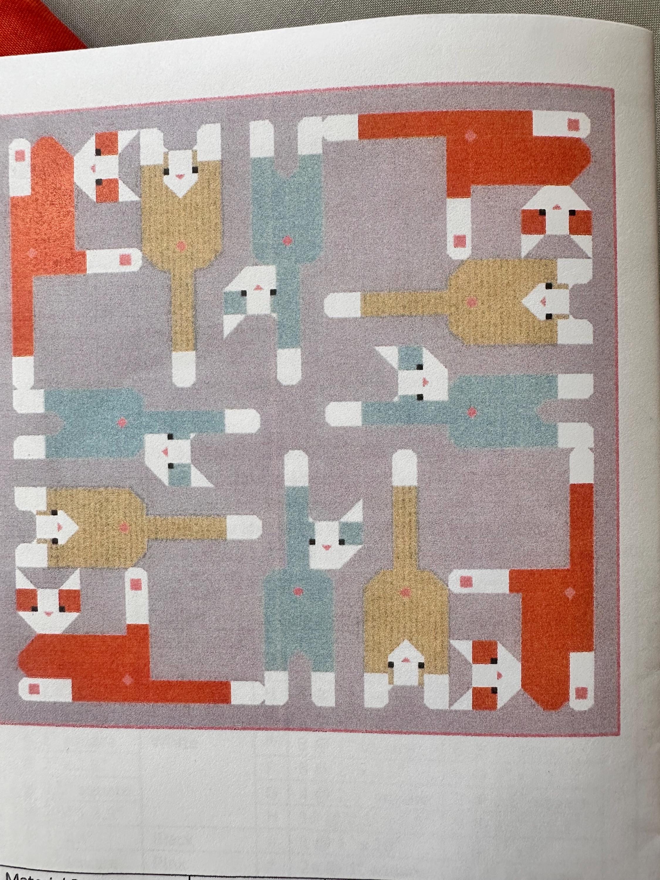 Cat Holes Quilt Kit 54” Northcott and Camelot Fabric - Etsy