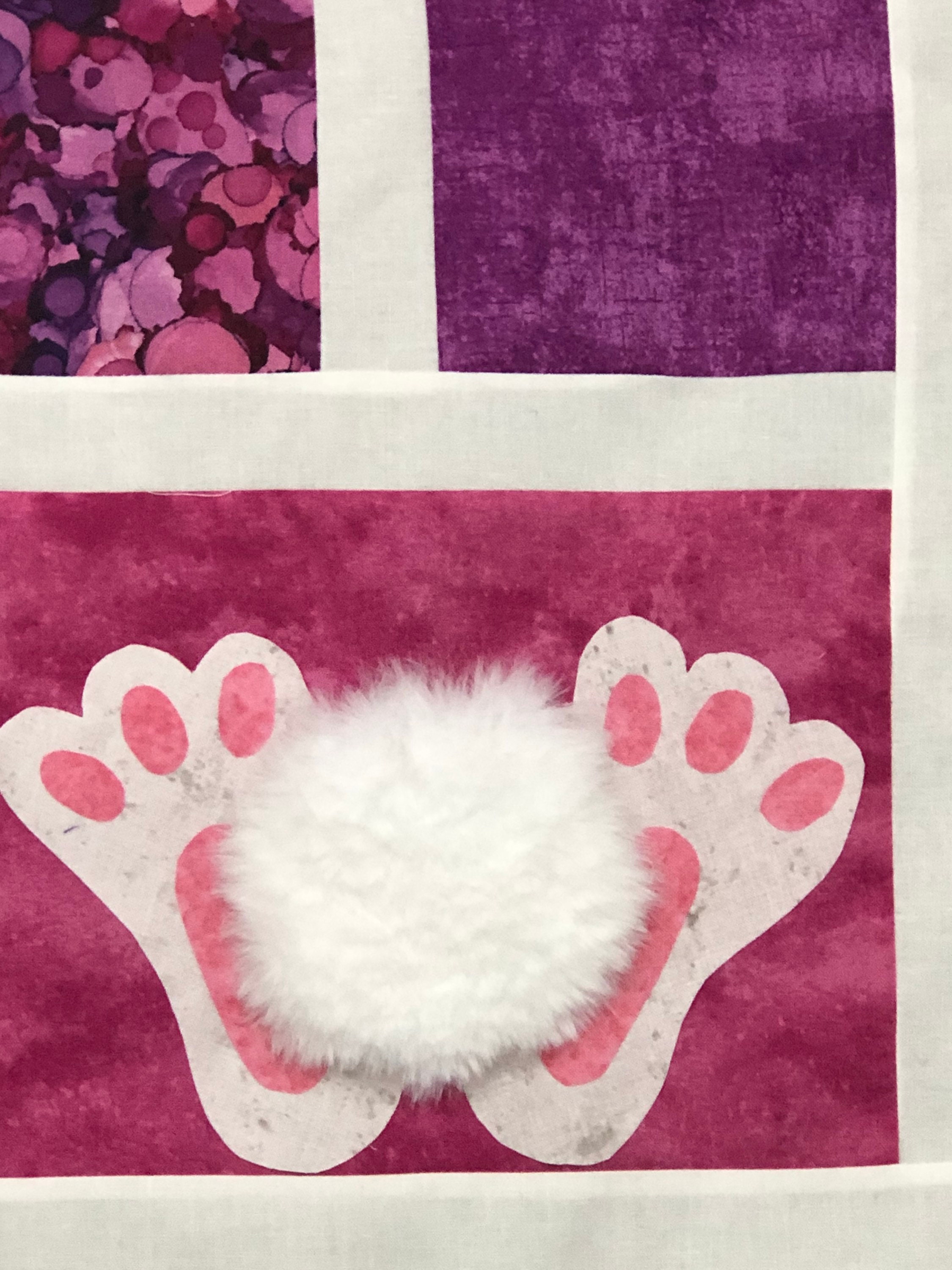 Northcott Furry Easter Bunny Appliqué Pre Cut Quilt - Etsy