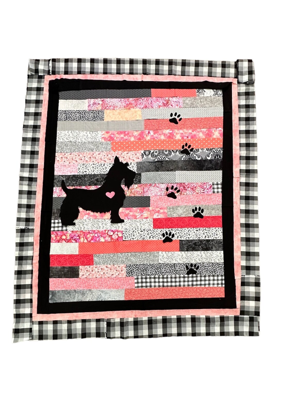 Pick Your Pup Appliqué Quilt Kit Pre Cut Lap Size 51x51 read ...