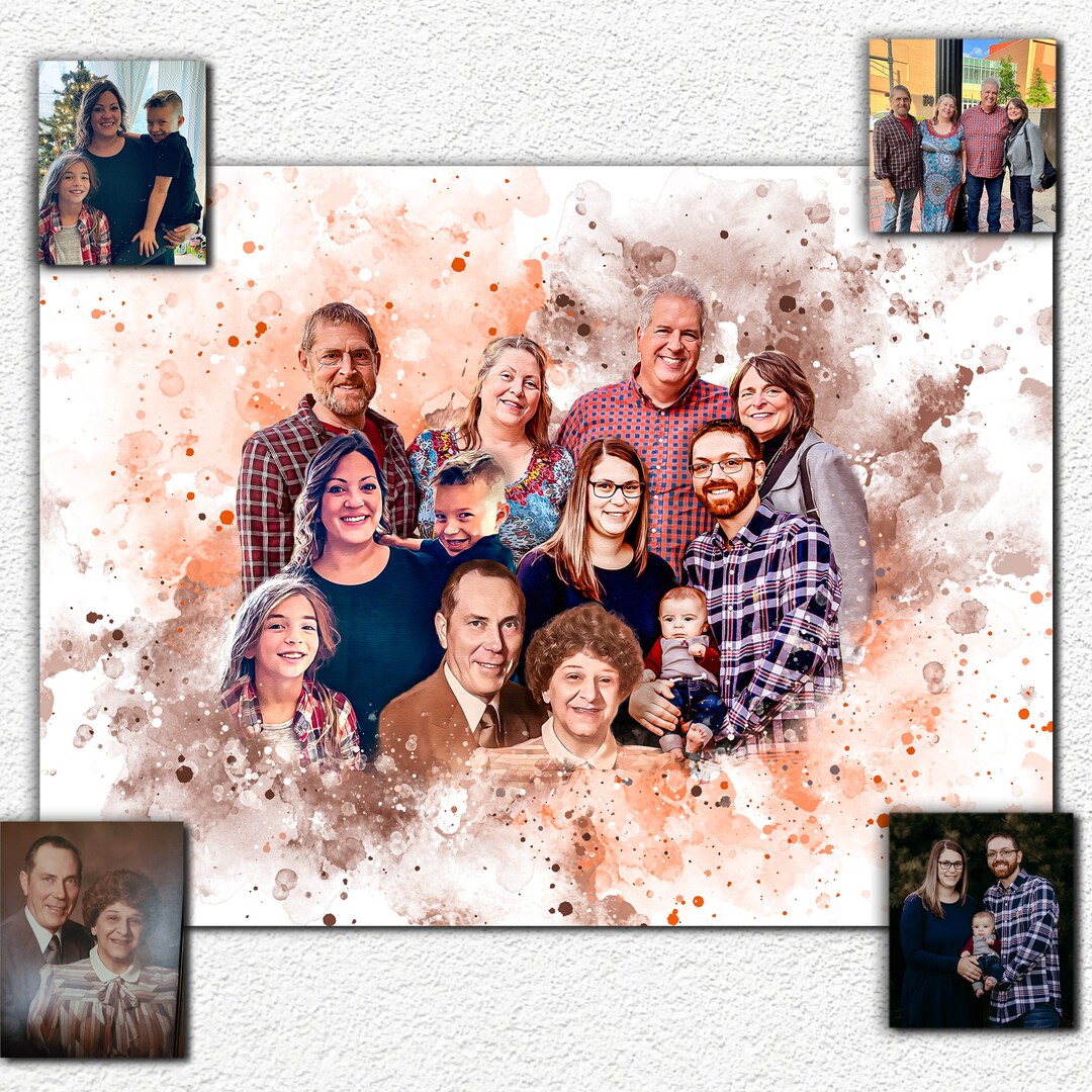 Realistic Merge of Different Photos Add Deceased Loved One to Photo ...