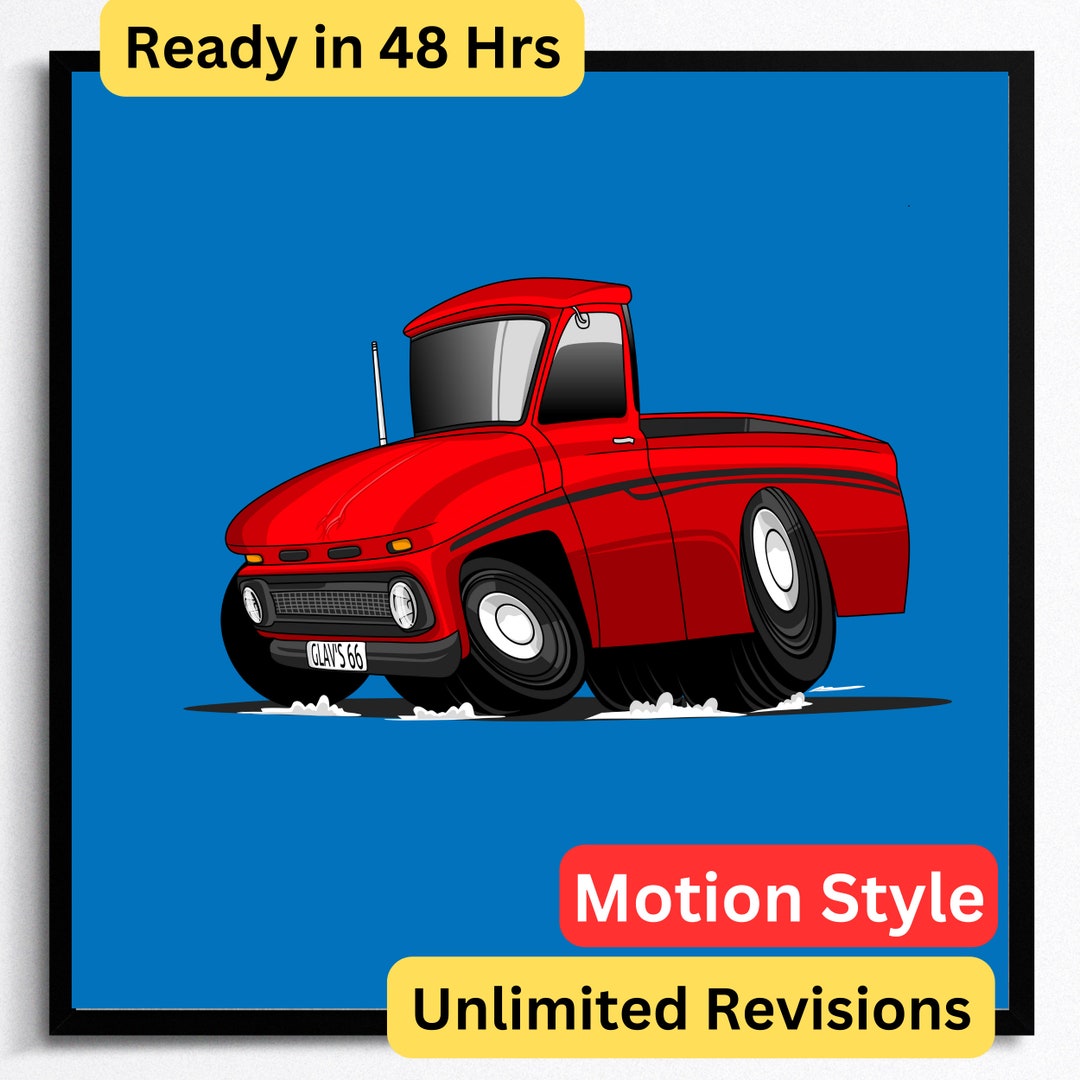 Custom Car Illustrations, Personalized Dynamic Caricatures Cartoons ...