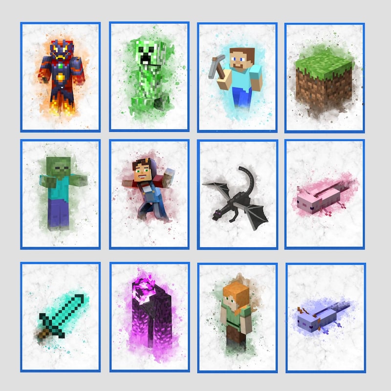 Pixel Digital Artwork - Etsy