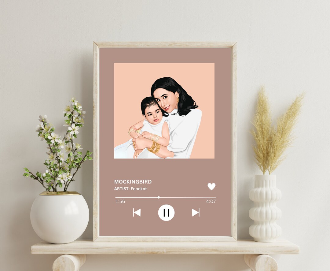 Custom Spotify Album Cover, Custom Portrait Cover With Your Song ...