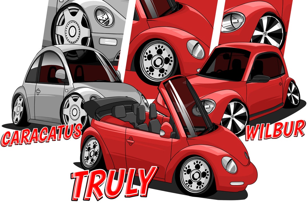 Car Poster Art Truck Cartoon From Photo Custom Car Leg Funny Car ...