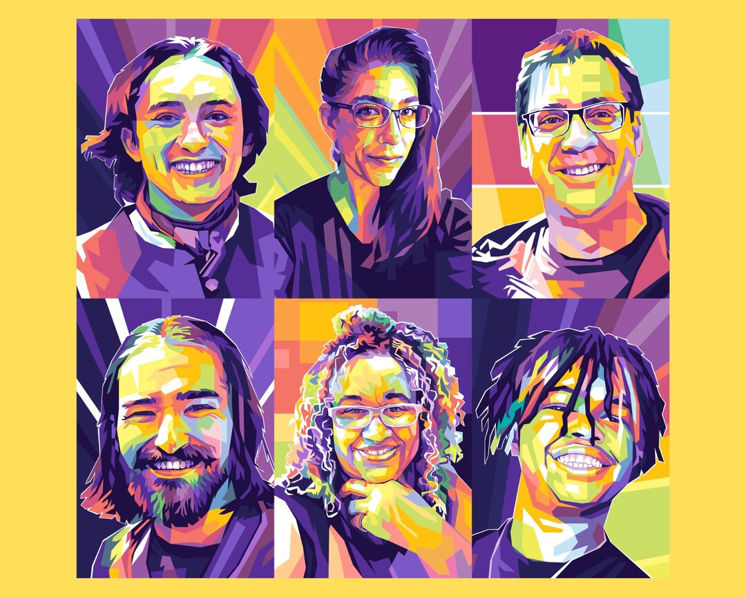 Christmas Custom Pop Art Wpap Portrait Gift to Your Friend Family ...