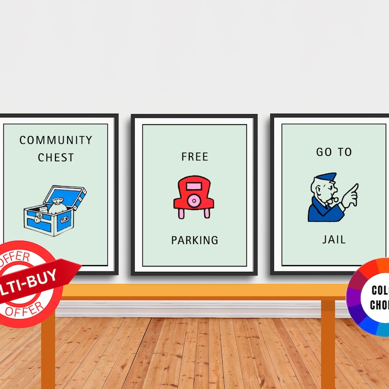 Monopoly Poster - Etsy
