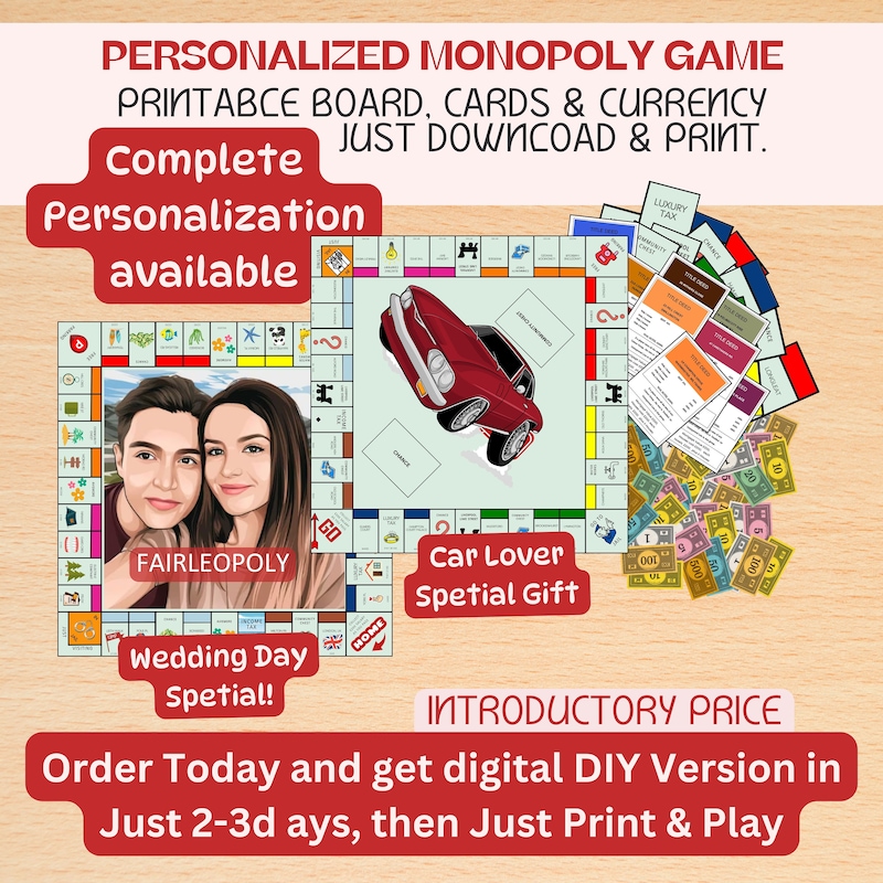 Monopoly Wedding - Etsy