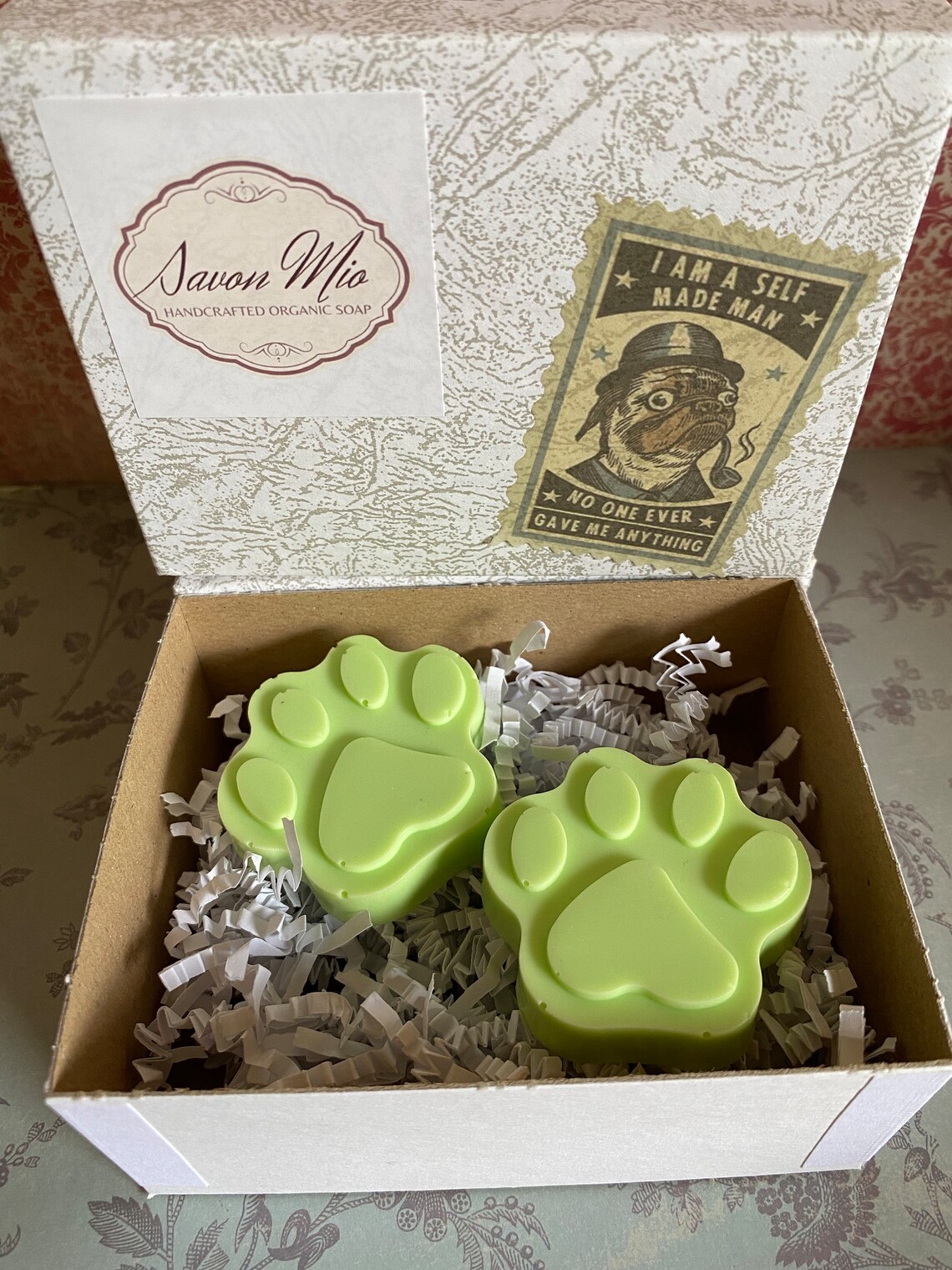 From Your Paw-py - Dog Paw Shaped Soap for Adults & Children, Blue Pink ...