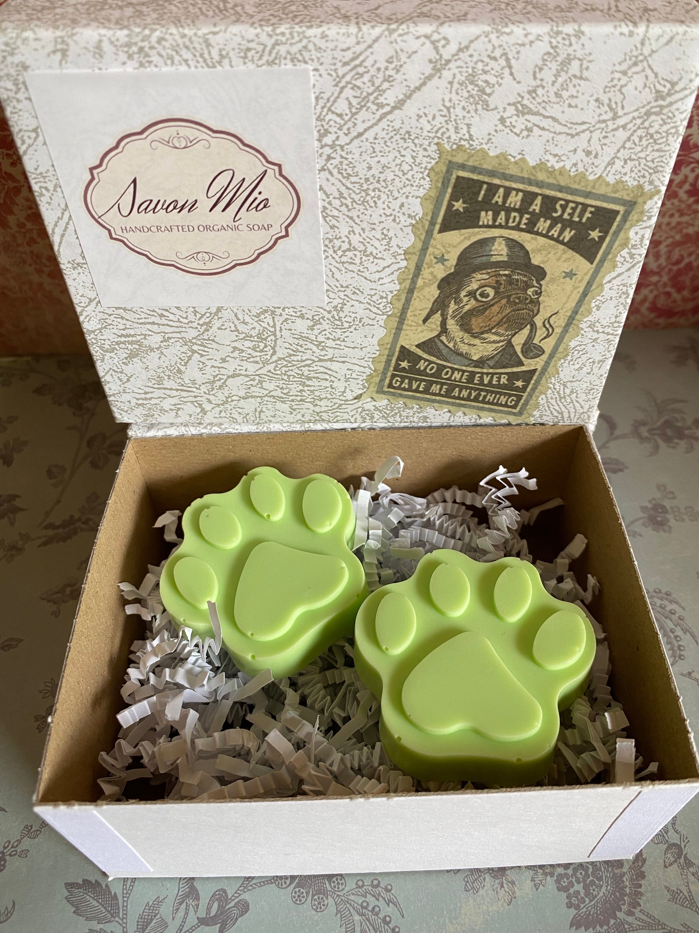 From Your Paw-py - Dog Paw Shaped Soap for Adults & Children, Blue Pink ...