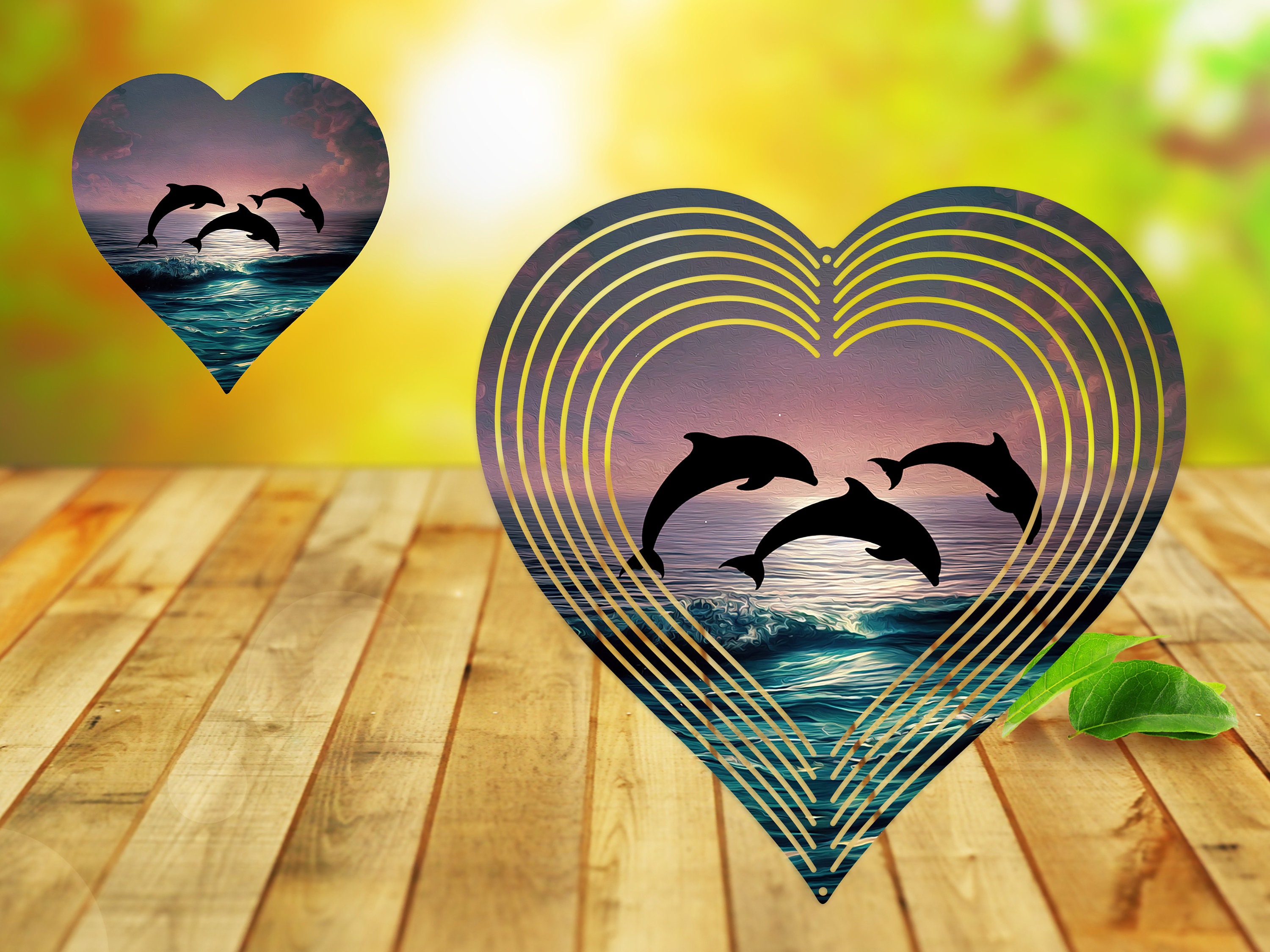 Dolphin Heart Wallpaper