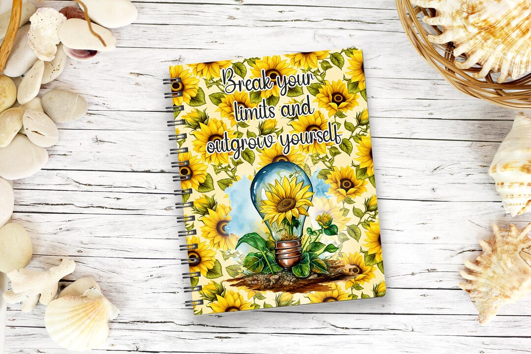 Journal Notebook Sublimation - Break Your Limits- Journal Notebook ...