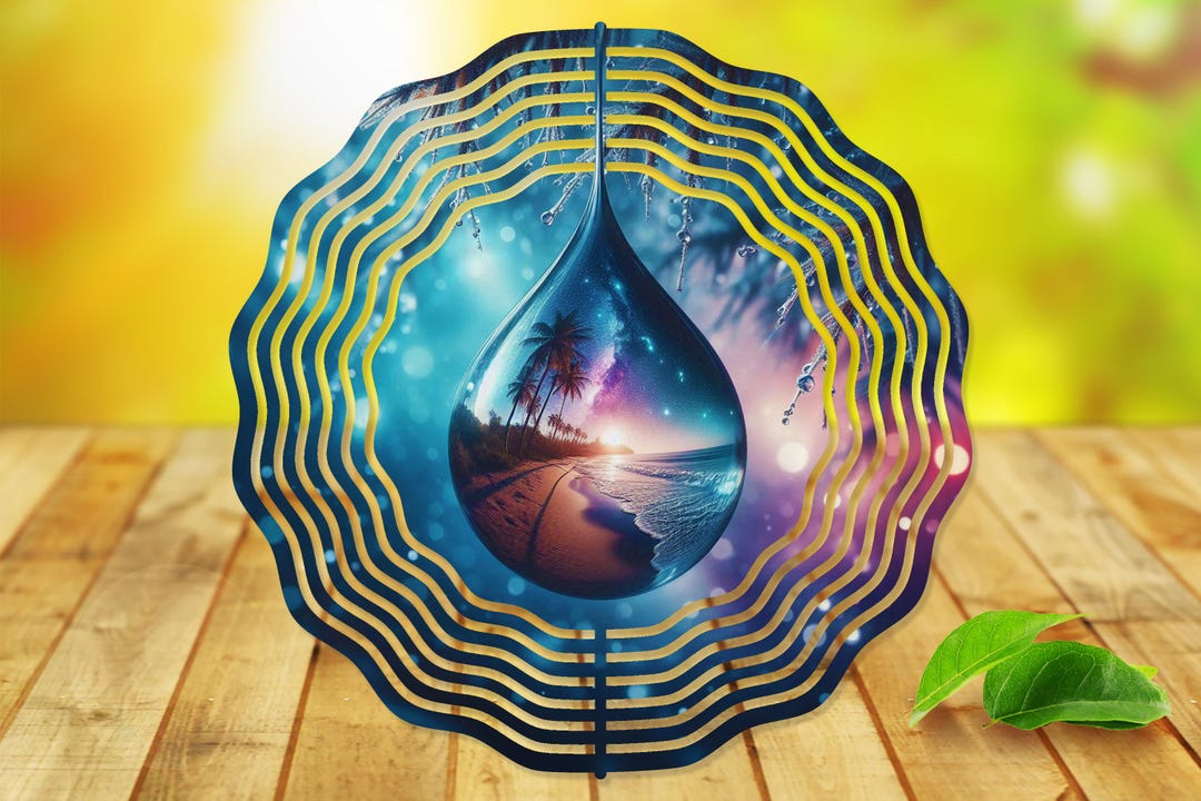 Wind Spinner Sublimation - Beach Teardrop - Wind Spinner Design - 10 ...